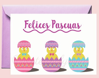 Spanish Easter Card | Etsy