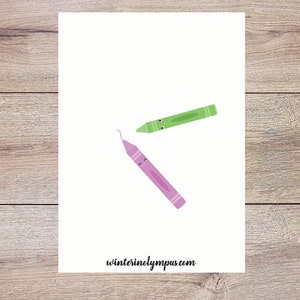Spanish Teacher's Day Greeting Card Printable With Crayons, Instant ...
