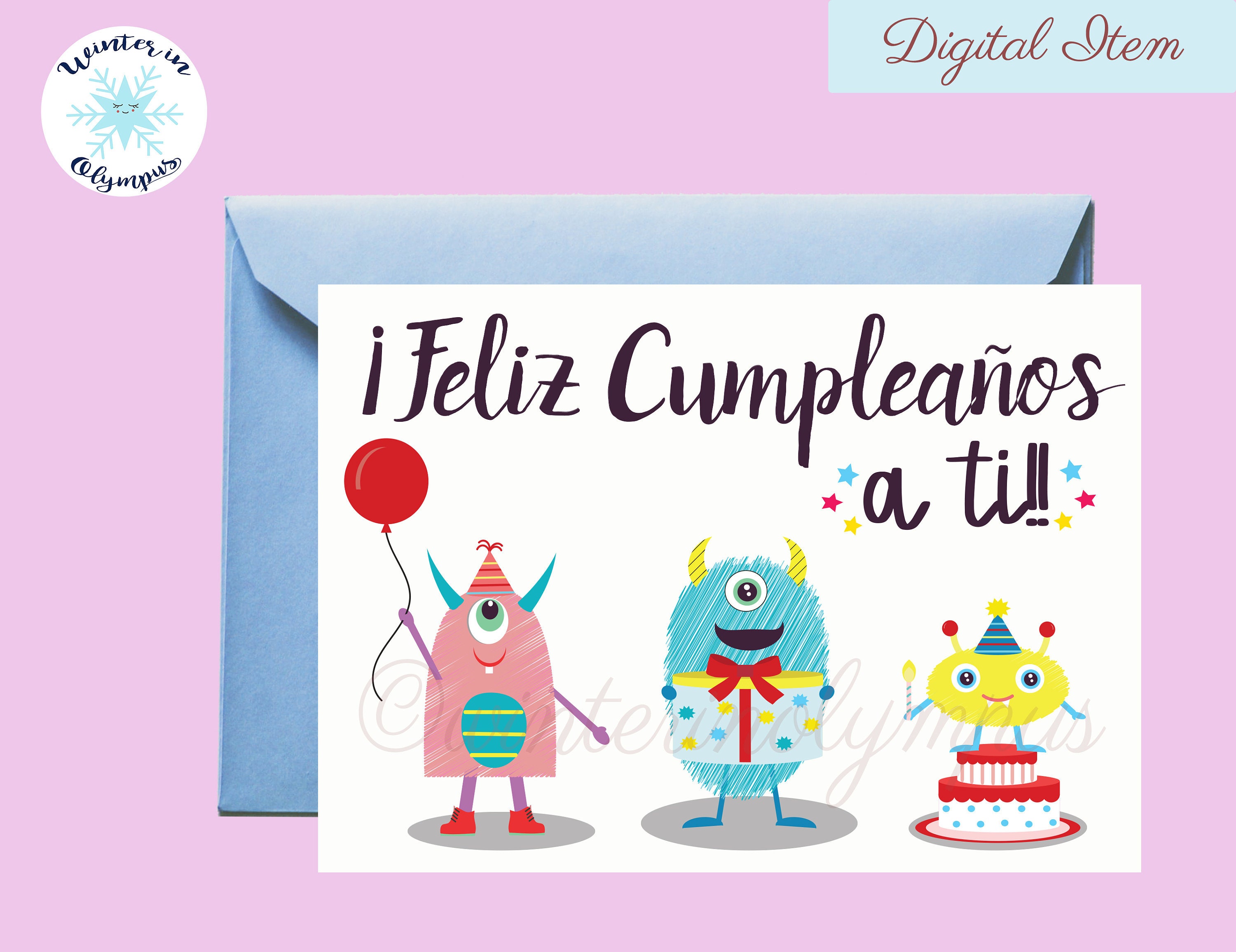 Spanish Birthday Cards Printable