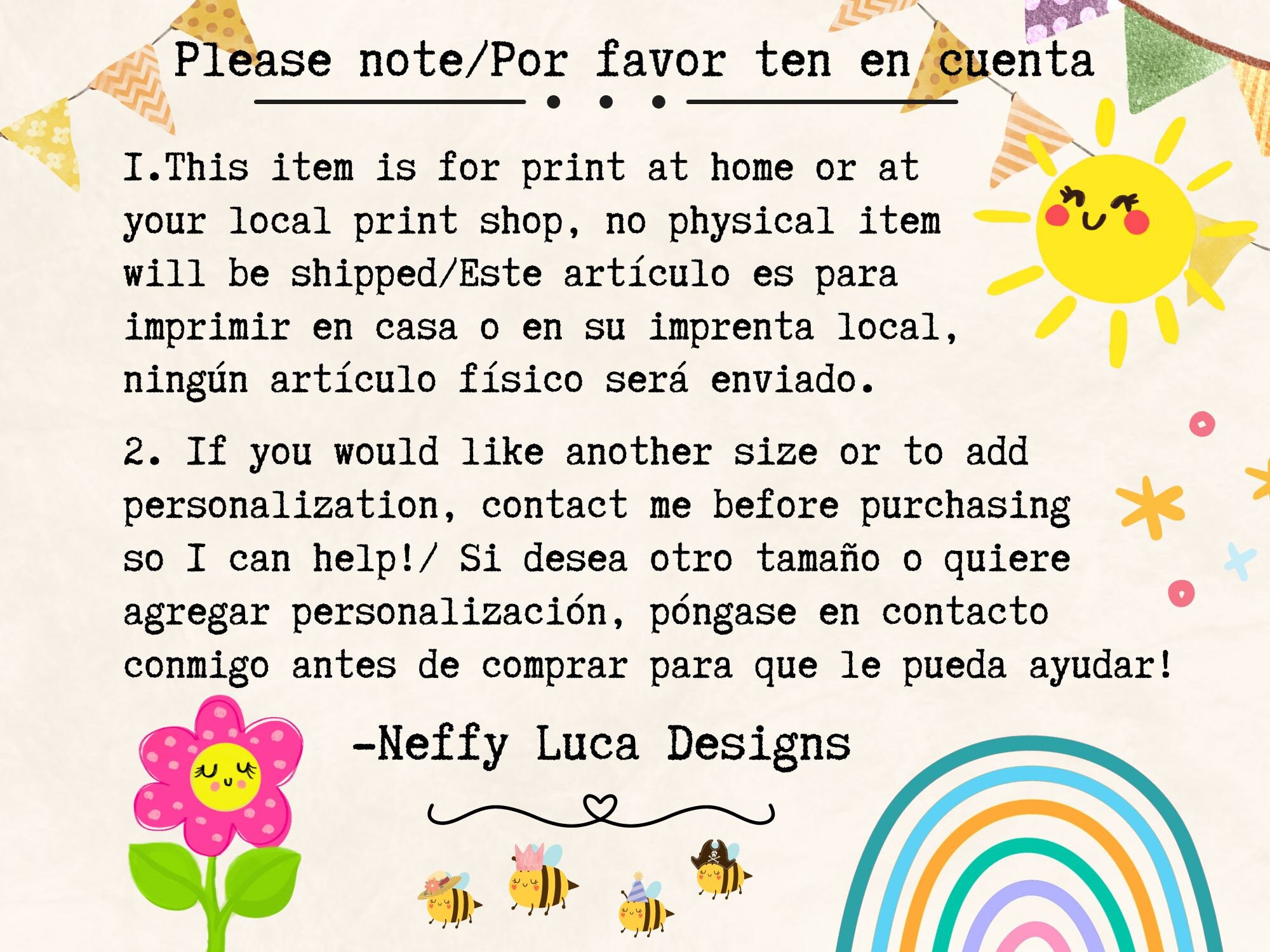 Spanish Teacher Thank You Card Printable With Apple, Instant Download ...