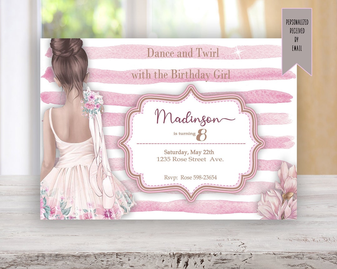 Ballet Theme Birthday Party a Ballet Recital or Inspired Baby Shower ...