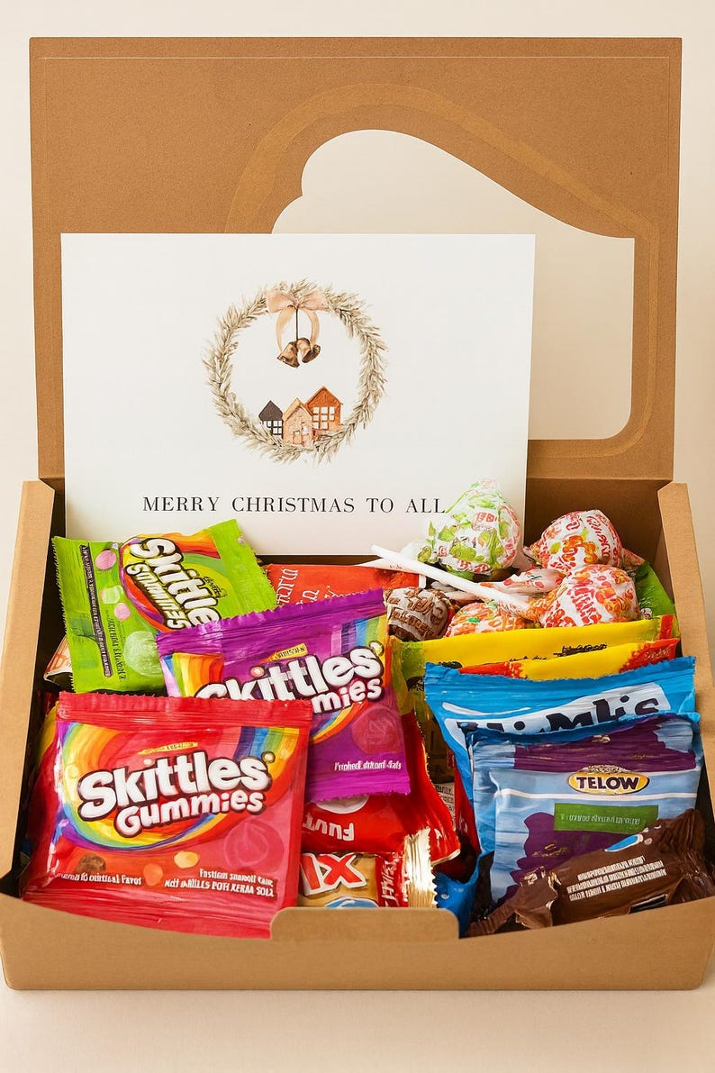 Merry Christmas Snack Box Gift - Holiday Party Favors (30 Pack) - Etsy