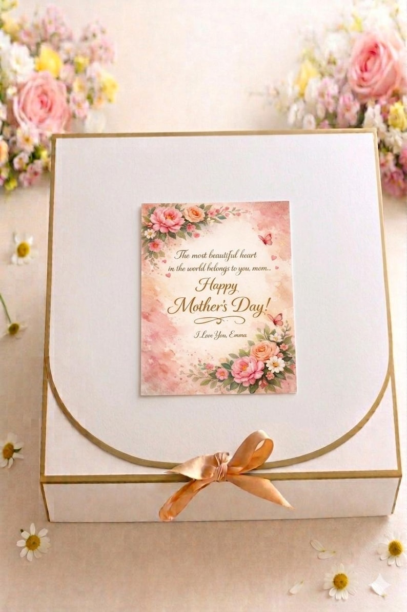 Custom Mother’s Day Chocolate Treat Box, Personalized Mom Snack Gift - Etsy