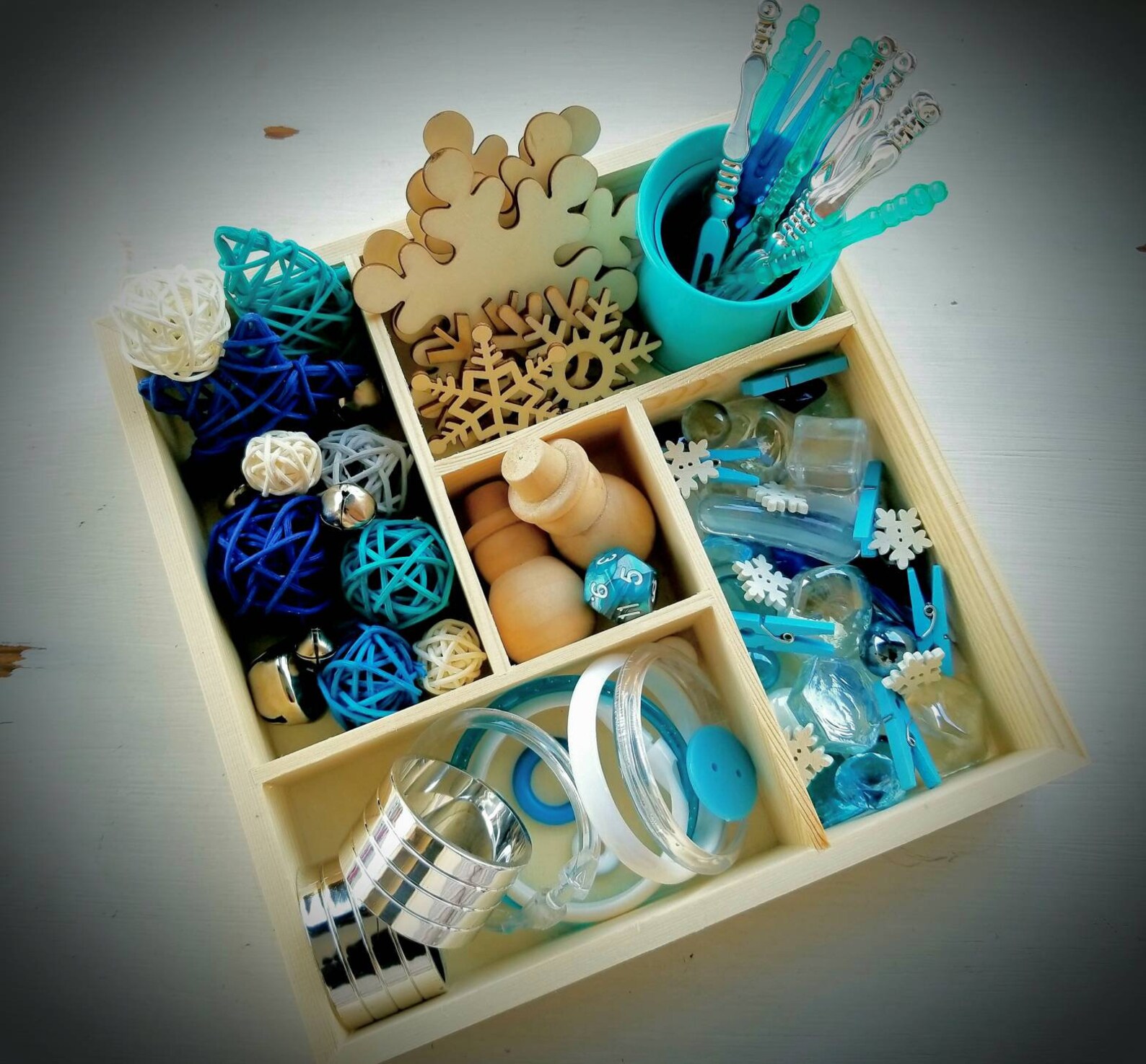 Snowflake Winter Reggio Emilia Inspired Loose Parts Montessori - Etsy