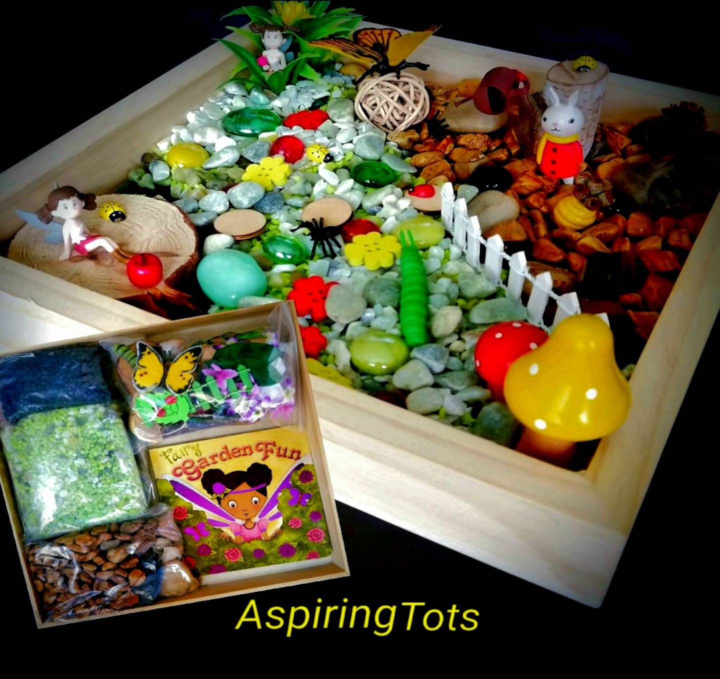 Fairy Garden Summer Sensory Bin Waldorf Nature Table Reggio | Etsy