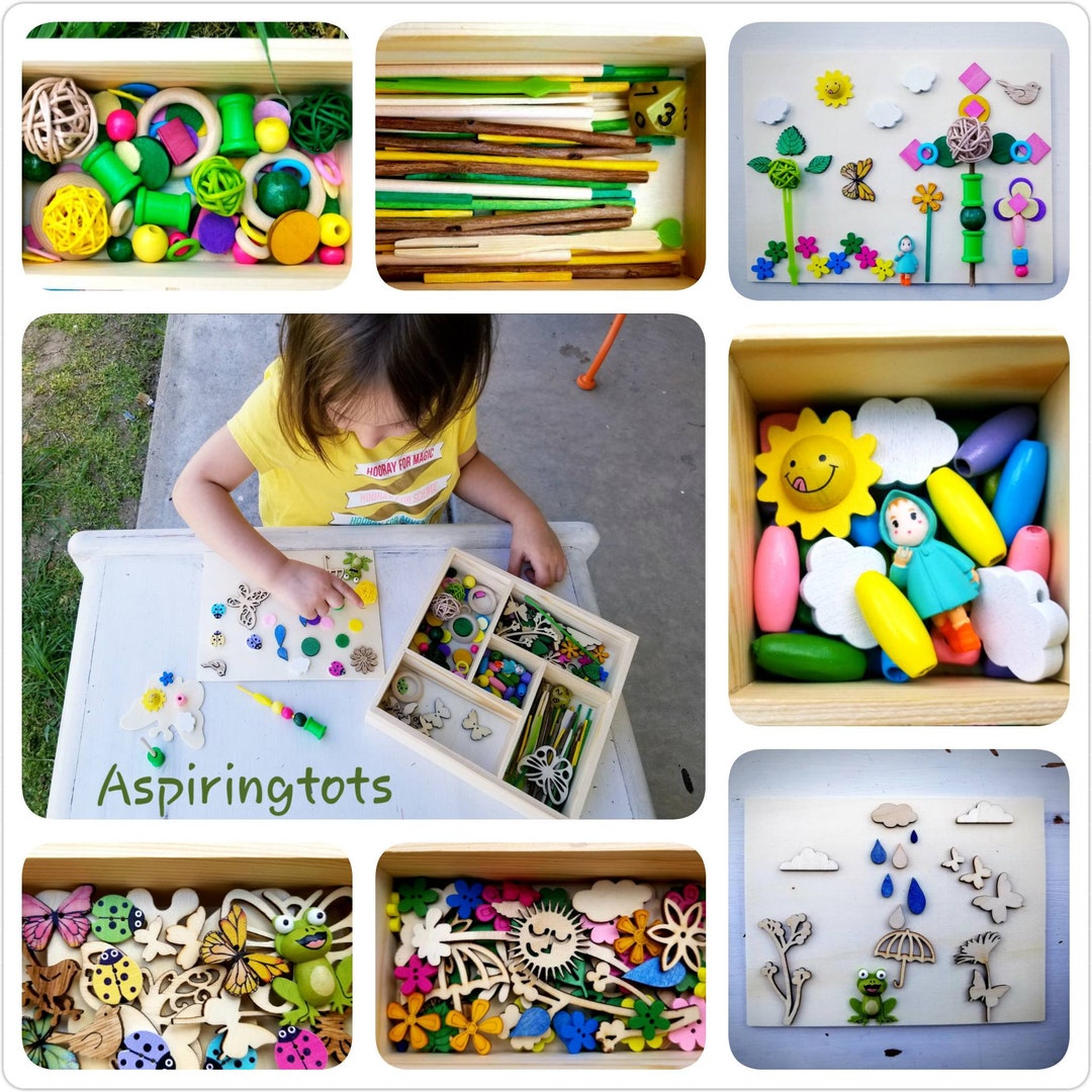 Spring Reggio Emilia Inspired Loose Parts Montessori Seasons - Etsy