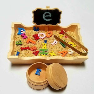 Alphabet Soup Sensory Bin: Preschool Learning Activity for Literacy - Etsy