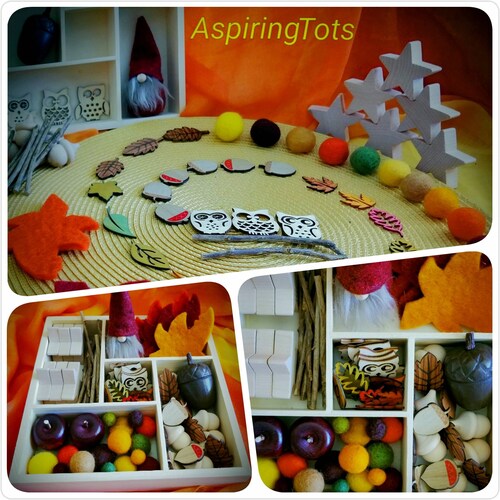 Fall Reggio Emilia Inspired Loose Parts Light Table Toy - Etsy