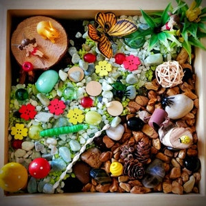Fairy Garden Summer Sensory Bin Waldorf Nature Table Reggio Inspired ...