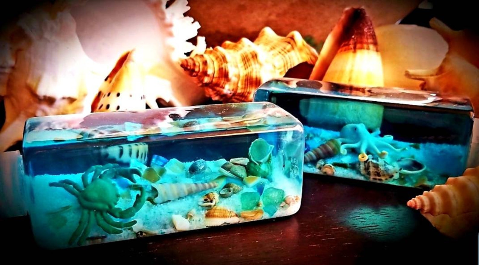 Square Ocean Sensory Bottle Under-the-sea Quiet Play Timeout | Etsy