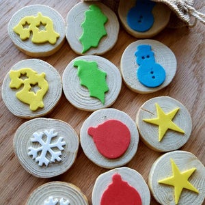 Snowflake Memory Matching Holiday Match up Montessori Waldorf ...