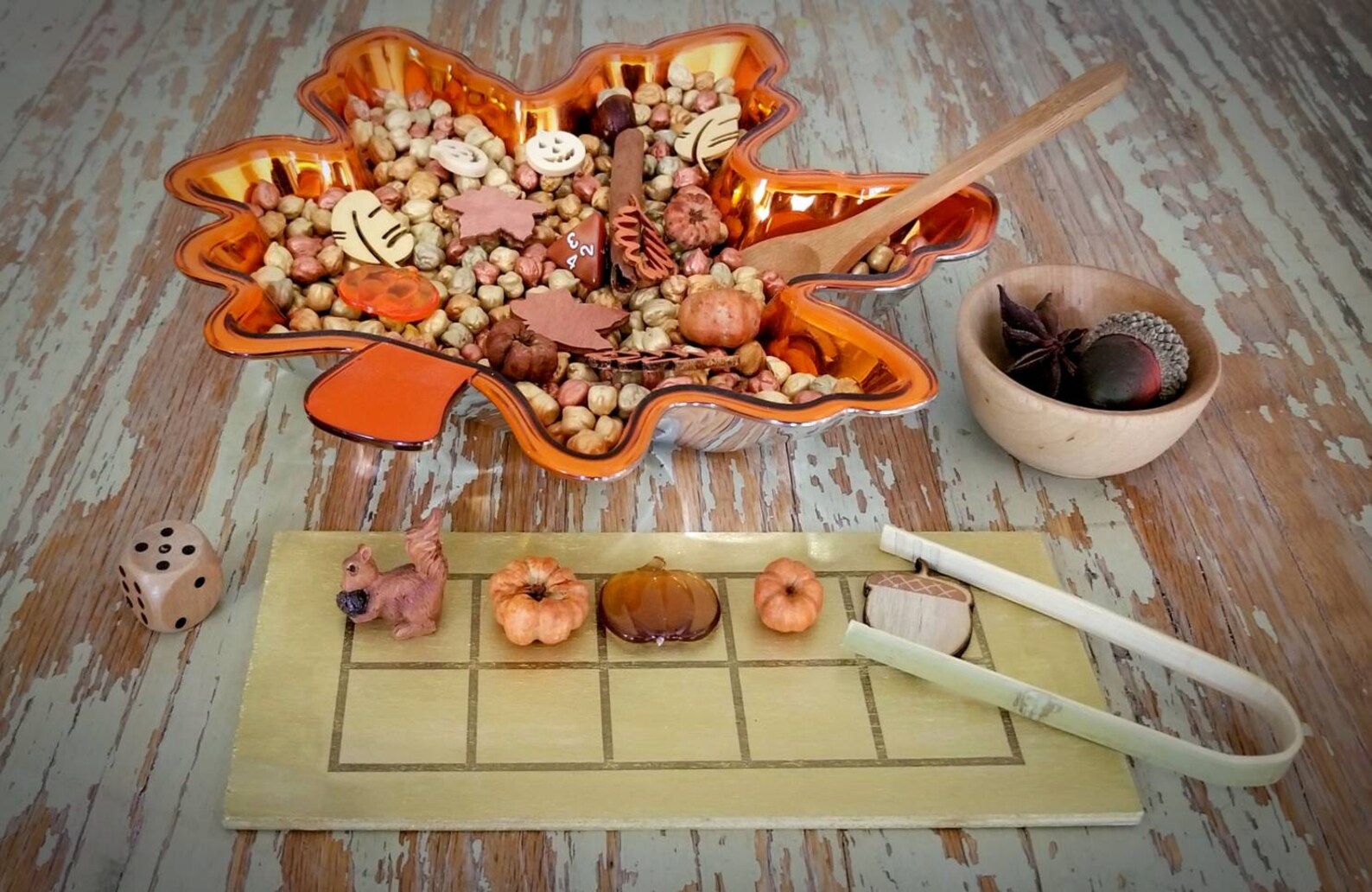 Seasonal Leaf Sensory Bin Reggio Inspired Fall Loose Parts - Etsy