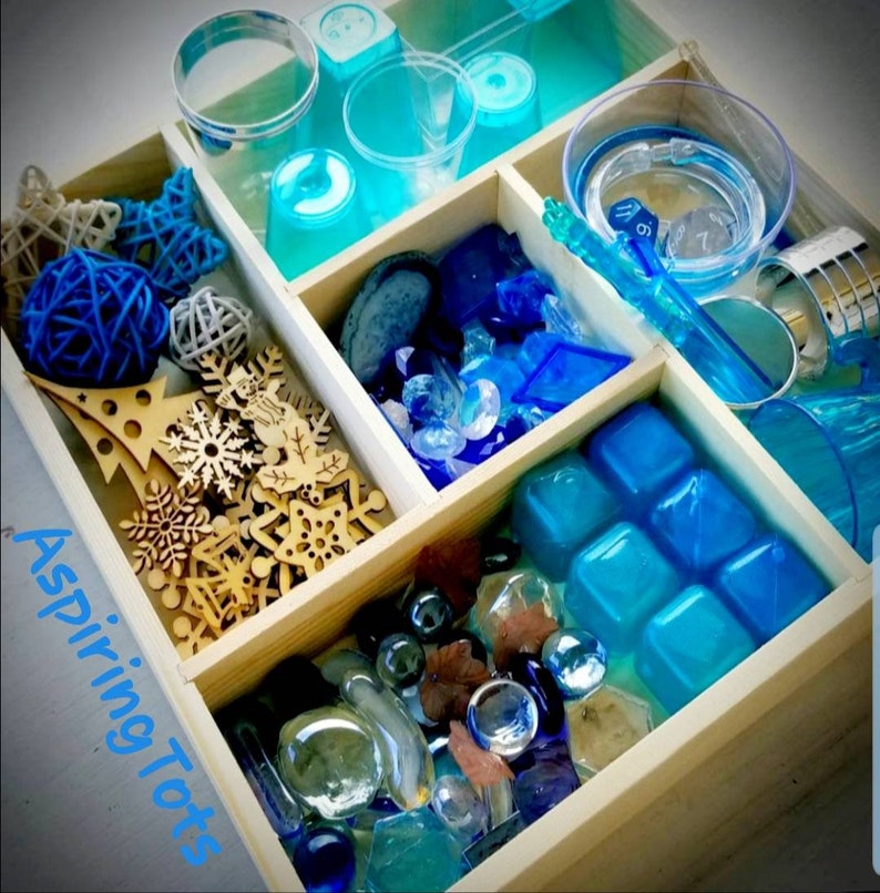 Winter Reggio Inspired Light Table Translucent Loose Parts | Etsy