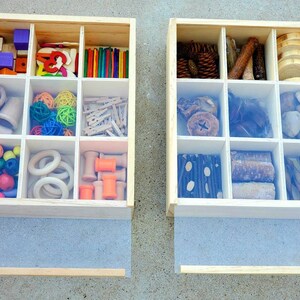 Reggio- Inspired Nature Loose Parts Tray #1/ Waldorf Natural Toy ...