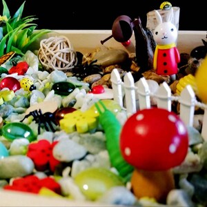 Fairy Garden Summer Sensory Bin Waldorf Nature Table Reggio Inspired ...