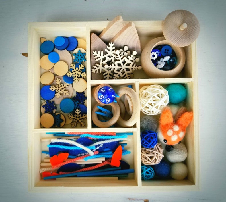 Winter Snowman Loose Parts/ Transient Art Winter Nature Table Tinker ...
