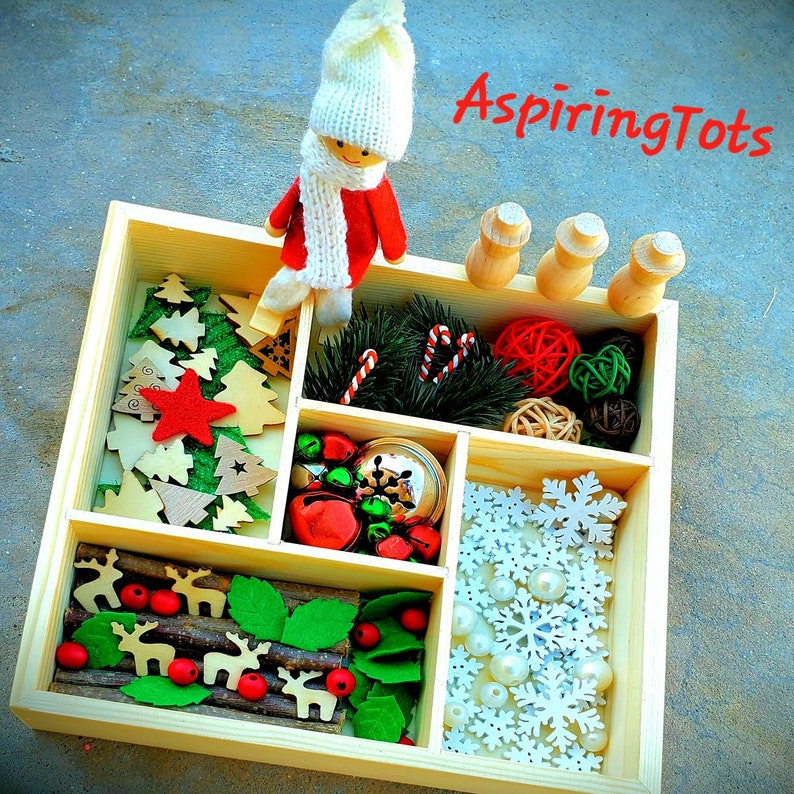 Wooden Winter Reggio Emilia Inspired Loose Parts Montessori - Etsy