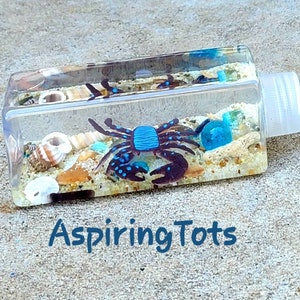 Square Ocean Sensory Bottle Under-the-sea Redirect Attention - Etsy Canada