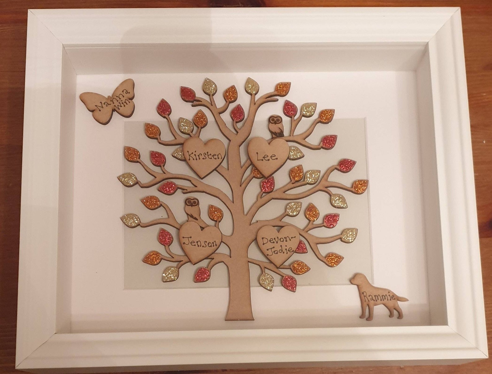 Personalised Family Tree Photo Box, Ideal Gift - Etsy