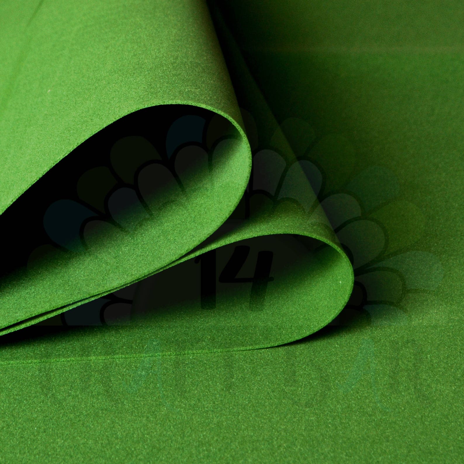 PROMOTIONS!!!5 Foam Sheets - Green Color, Foamiran, Foam Eva, Handmade ...