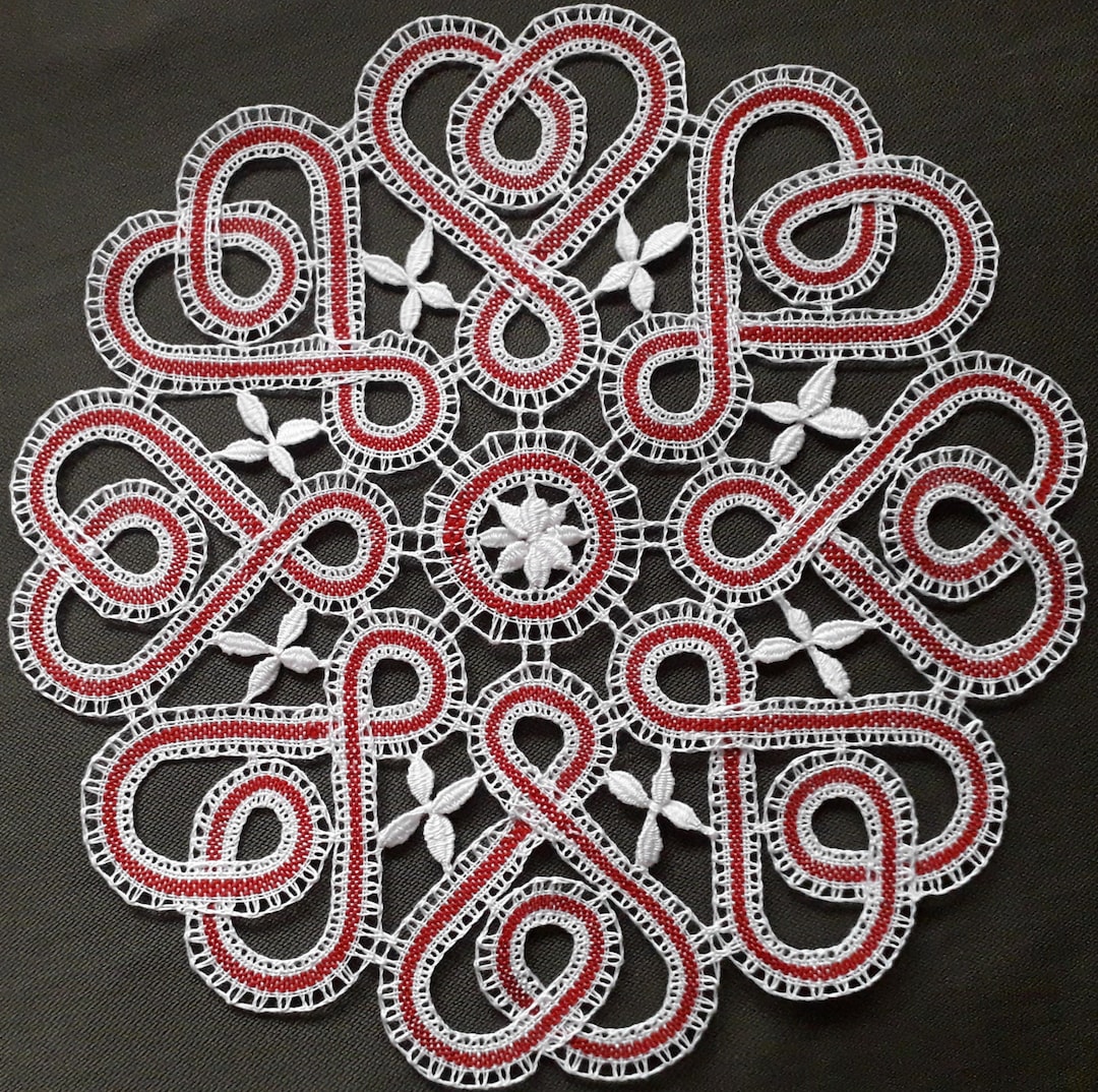 Bobbin Lace Pattern HEART WARMING - Etsy
