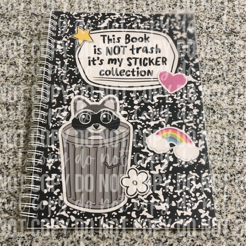 Book to Collect Stickers - Etsy