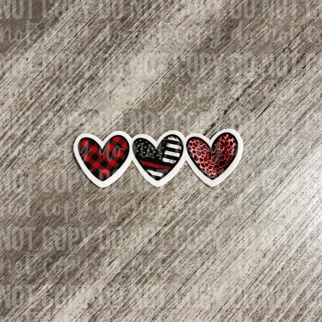 Thin Red Line Sticker, Waterproof Sticker, Waterbottle Sticker, Sticker ...