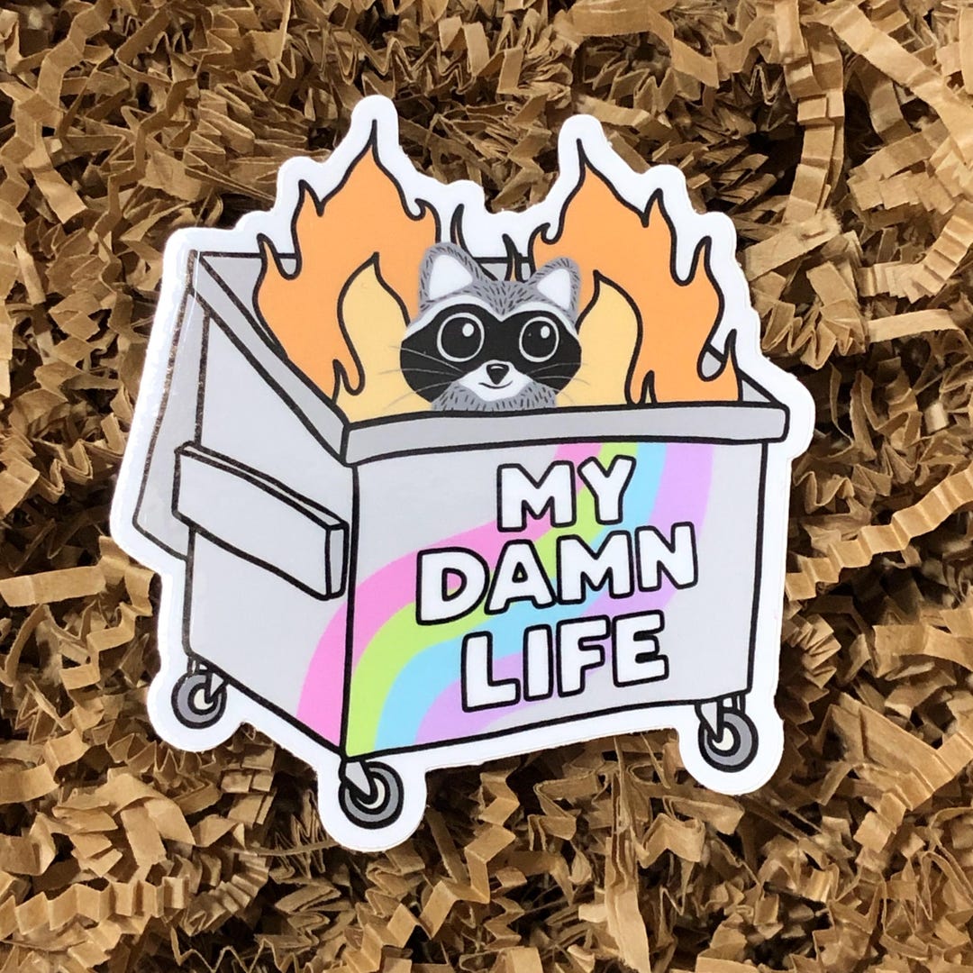 My Damn Life Sticker, Waterproof Sticker, Waterbottle Sticker, Sticker ...