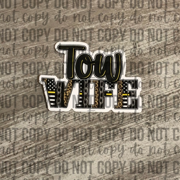 Tow Truck Decal - Etsy