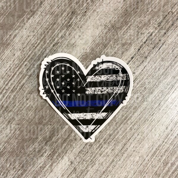 Thin Blue Line Svg - Etsy