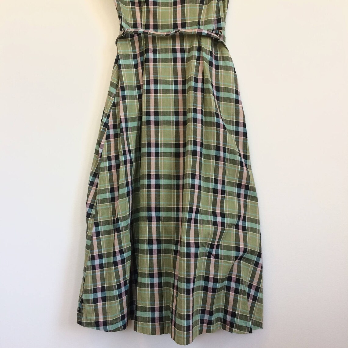 Vintage Plaid Dress - Etsy