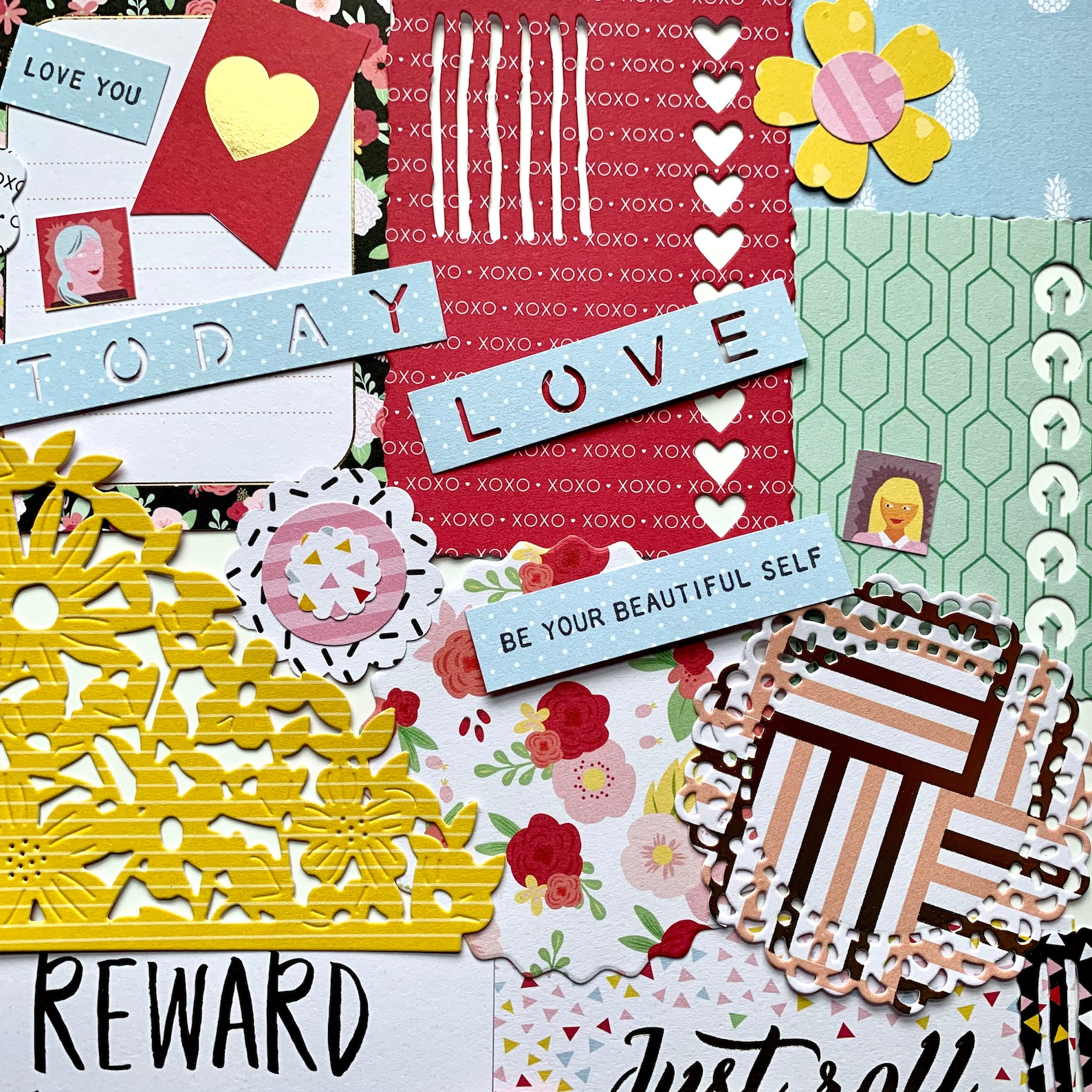 Junk Journal Embellishments, Girls Scrapbook Accessories, Scrapbooking ...