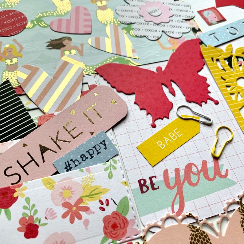 Junk Journal Embellishments, Girls Scrapbook Accessories, Scrapbooking ...