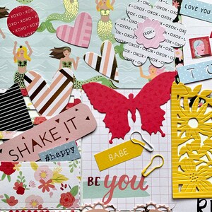 Junk Journal Embellishments, Girls Scrapbook Accessories, Scrapbooking ...