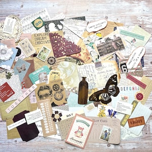 Mixed Pack of Scrapbook Ephemera, Junk Journal Supplies, Scrapbooking ...