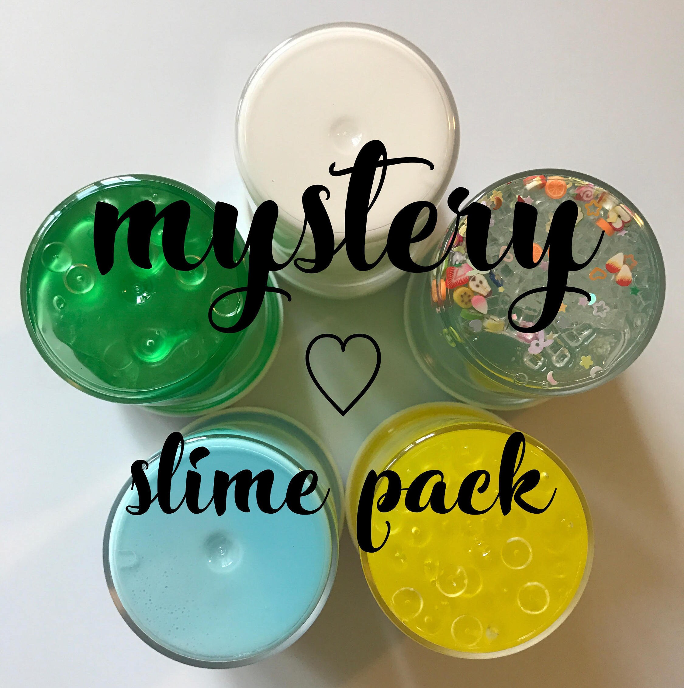 Slime Mystery Slime Package Box 8 or 4 oz Includes Squishy | Etsy