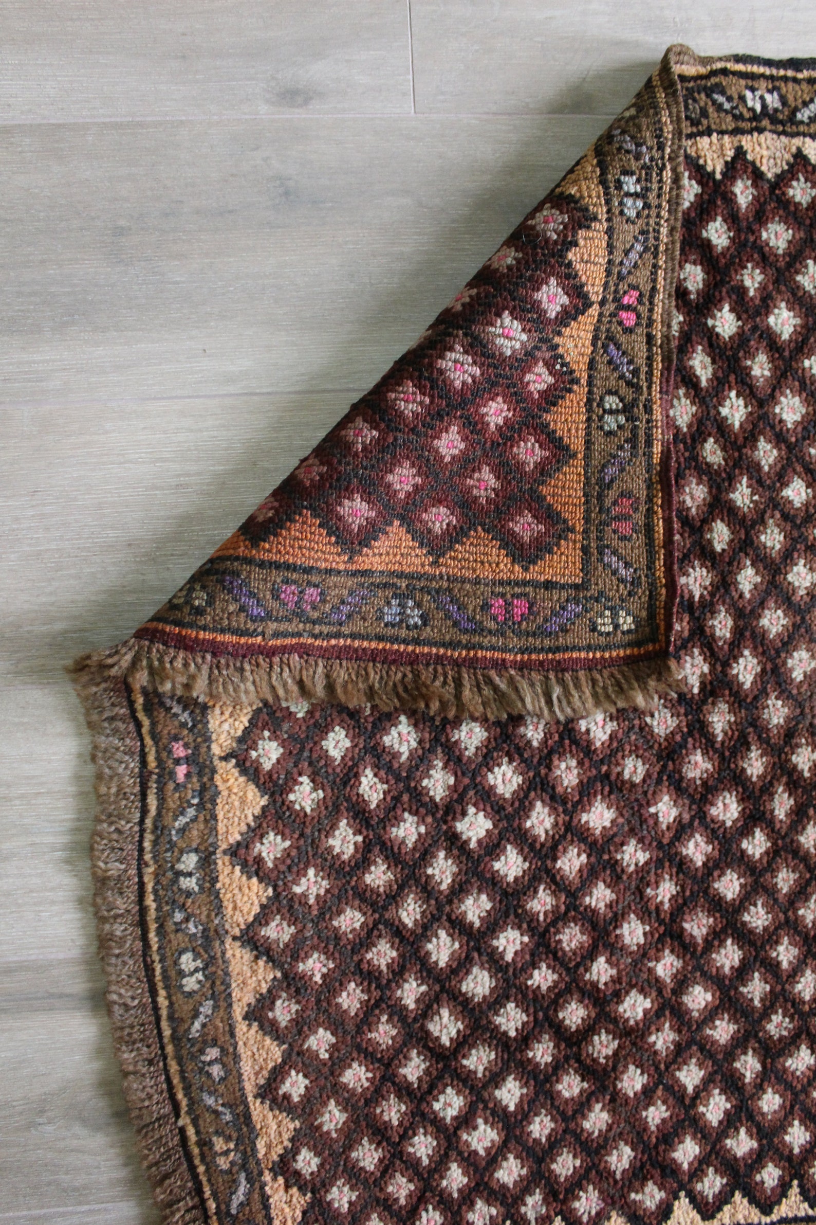 Around 60 Year Old Kars Carpet / Vintage, Authentic, Ethnic, Asymmetric ...