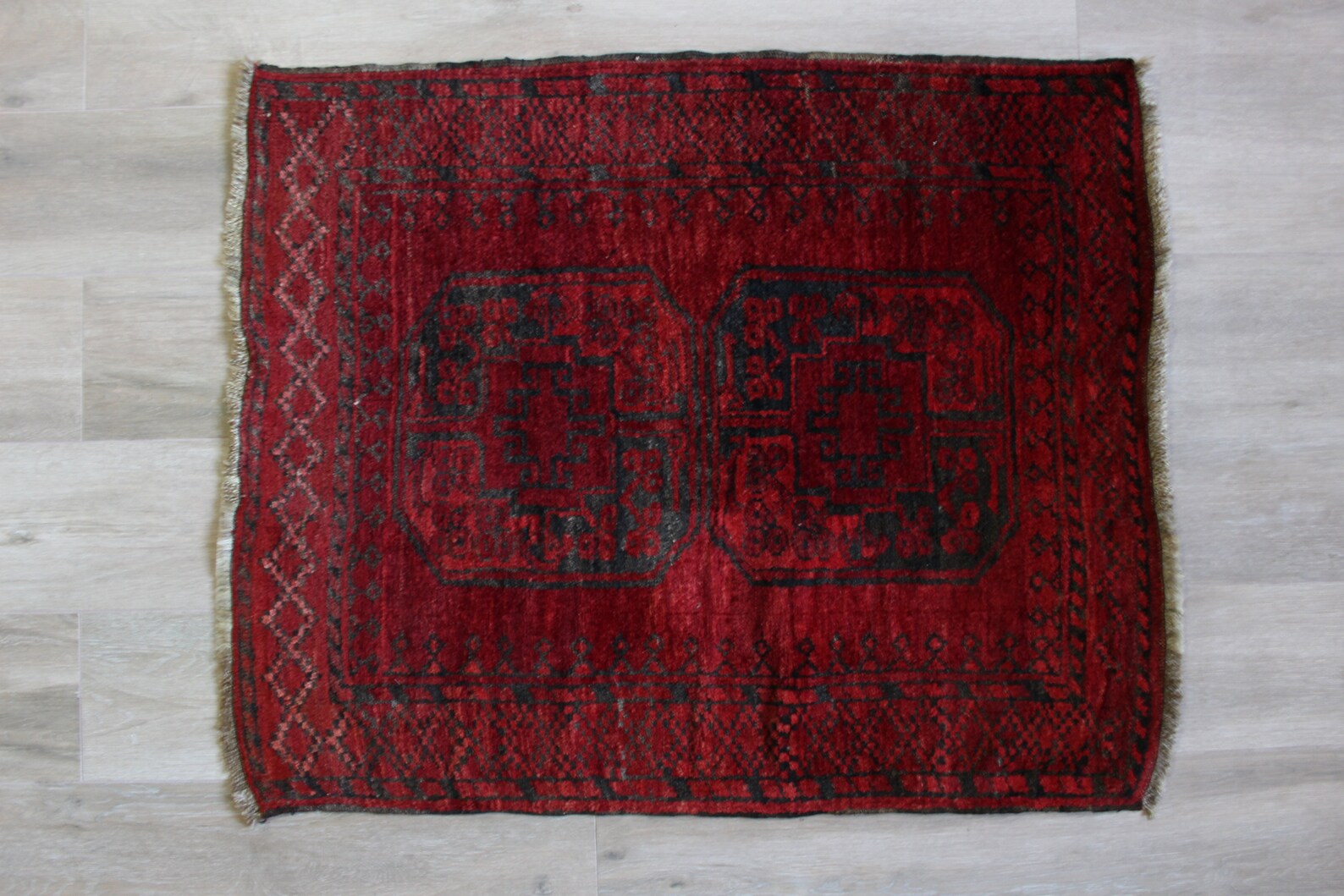 Around 60 Year Old Turkmen Carpet / Vintage, Authentic, Ethnic ...