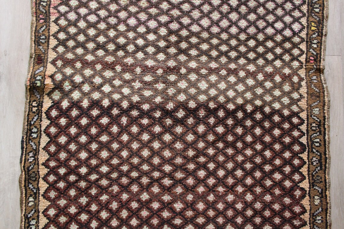 Around 60 Year Old Kars Carpet / Vintage, Authentic, Ethnic, Asymmetric ...