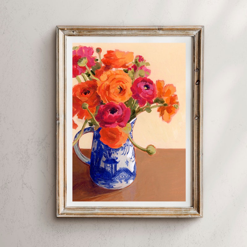 Ranunculus Print - Etsy