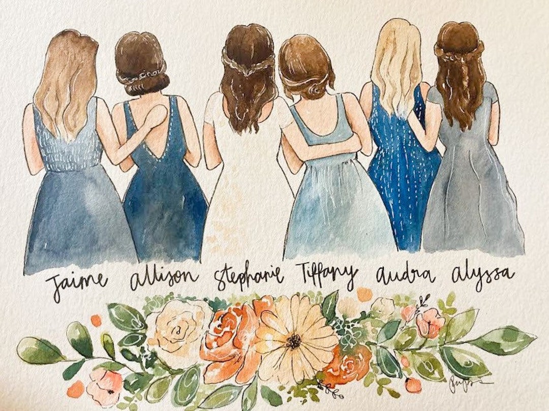 Mothers Day Portrait Back Silhouette Custom Portrait - Etsy