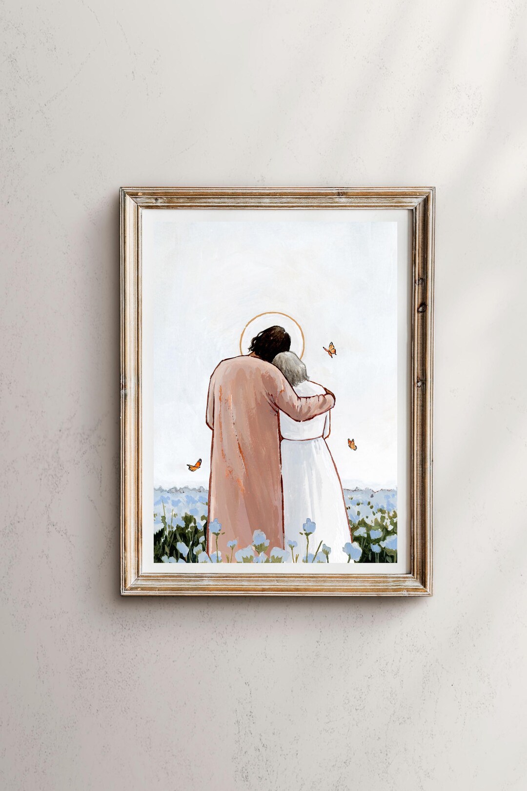 Among the Forget Me Nots (woman), Jesus With Women, Forget Me Not Field ...