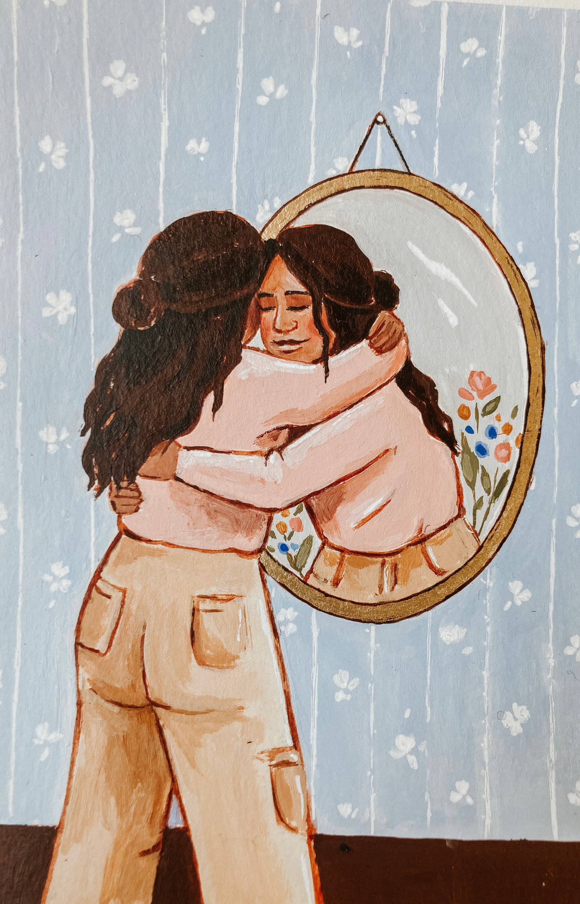 Learning to Love Myself Self-love Art Self-worth | Etsy