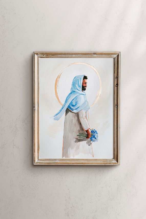Forget Me Not Jesus Christ Art Jesus Christ Artwork Jesus | Etsy