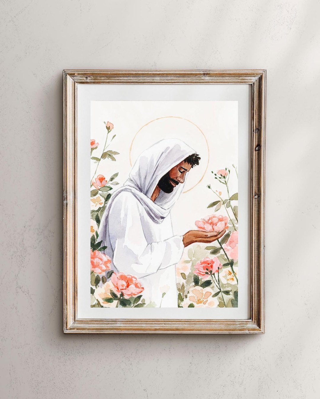 I Will Give You Rest, Christ, Christ With Flowers, Jesus Christ Art ...