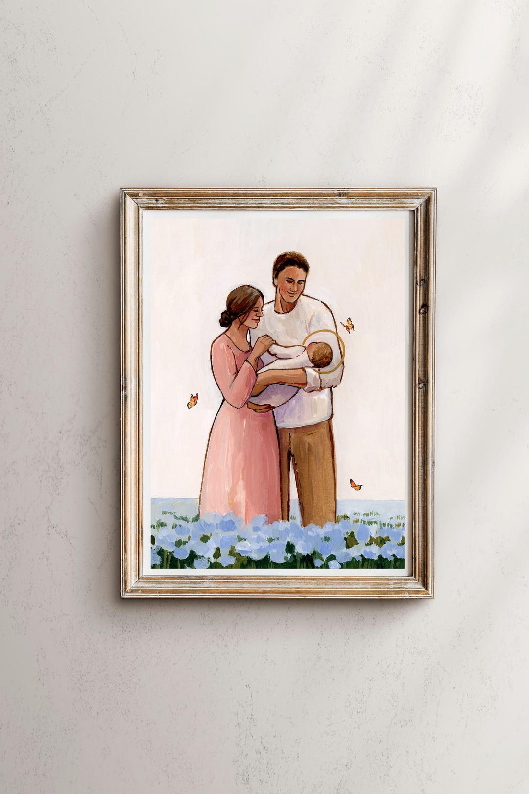 Child Loss Art Print: 'we'll Meet You Among the Forget Me Nots', Angel ...