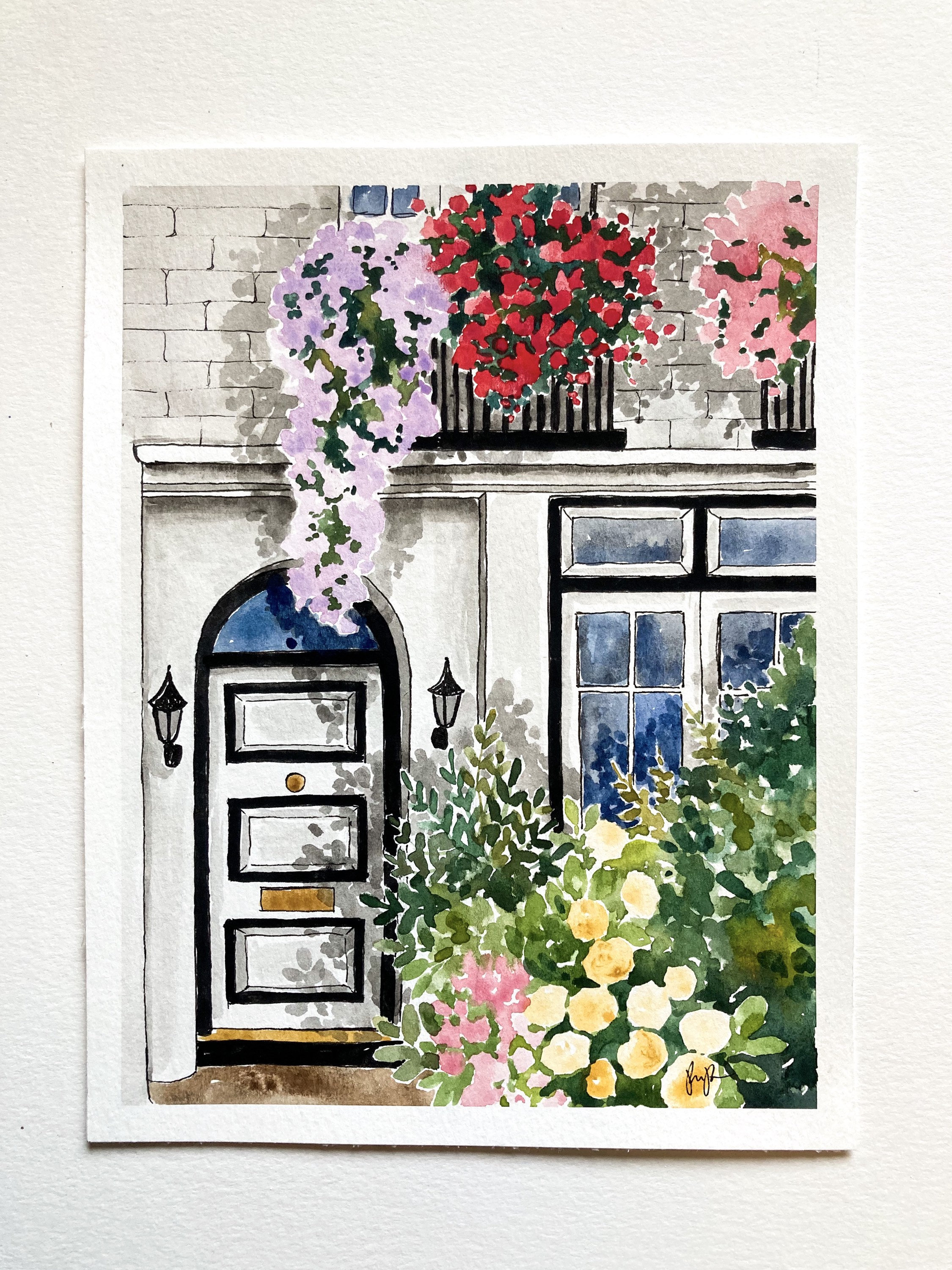 Door Collection, Assorted Prints, Watercolor Doors - Etsy