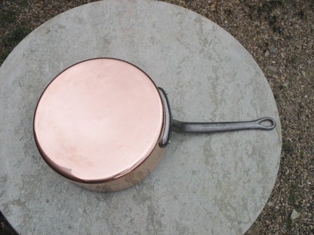 A Vintage French Copper Saute' Pan / Frying Pan 1.4 Mm | Etsy