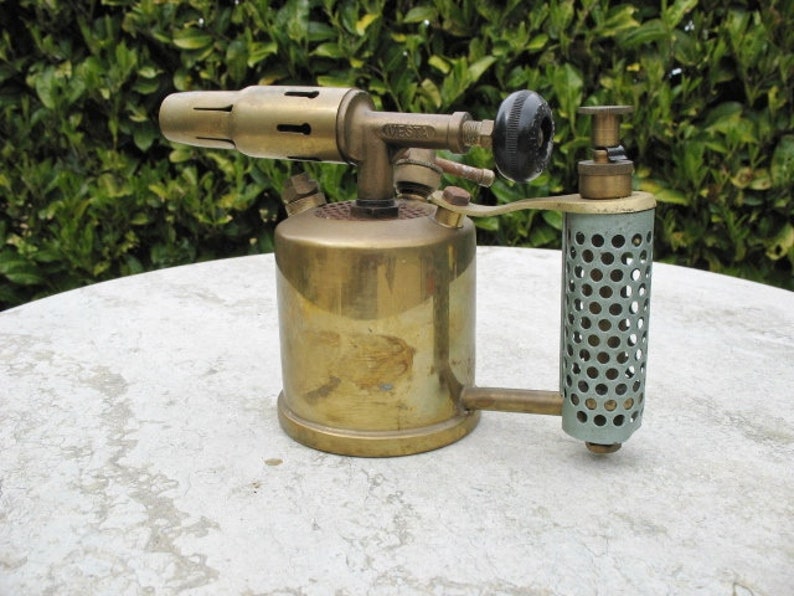 A Very Nice Vintage French Brass Blow Torch / Blowlamp Stamped | Etsy