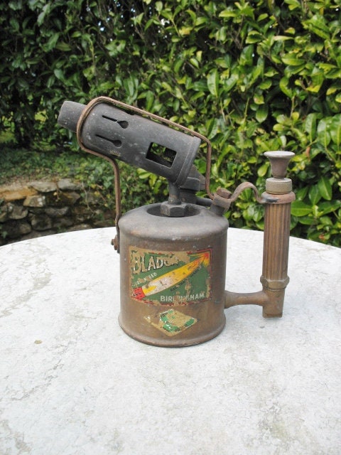 A Very Nice Vintage Brass Blow Torch / Blowlamp Stamped Bladon | Etsy